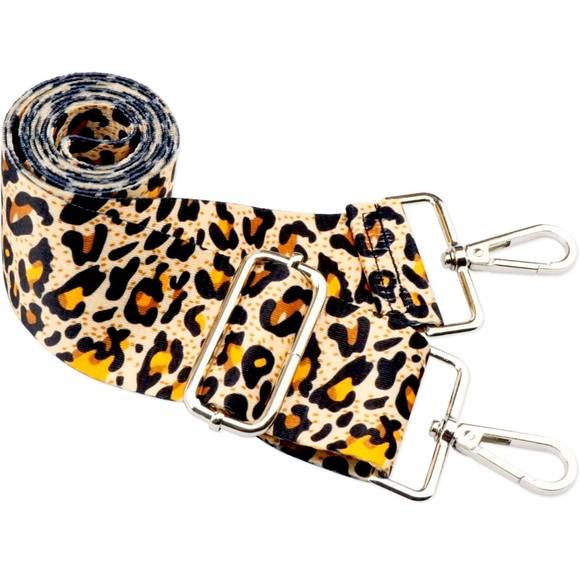 crossbody strap | Bags | New Leopard Print Cream Color Adjustable Cross ...